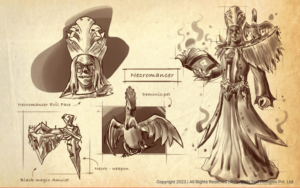 How Character Concept Art Works in Video Games?